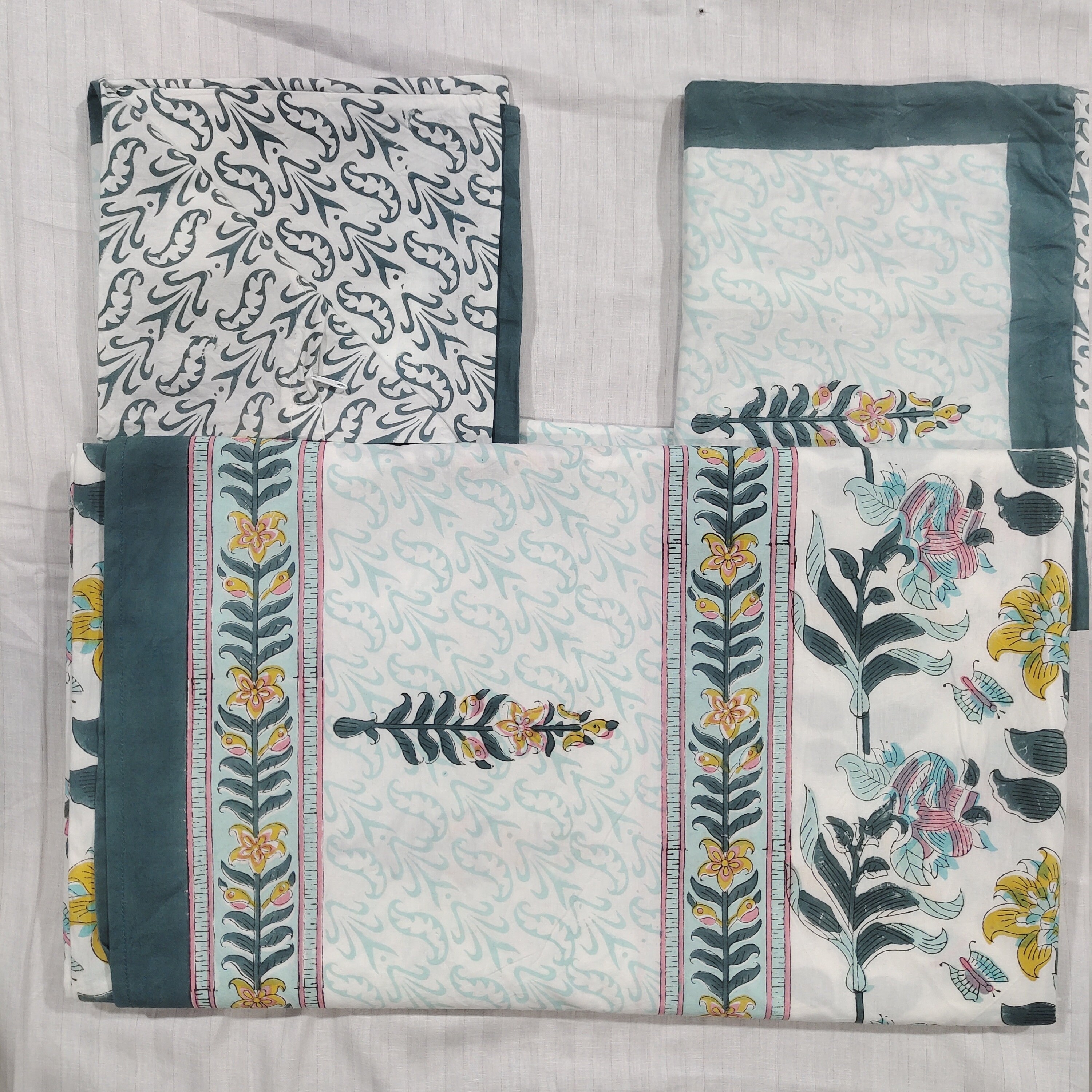 Block Print Bedsheet Set Indian Hand Block Print Art - Etsy