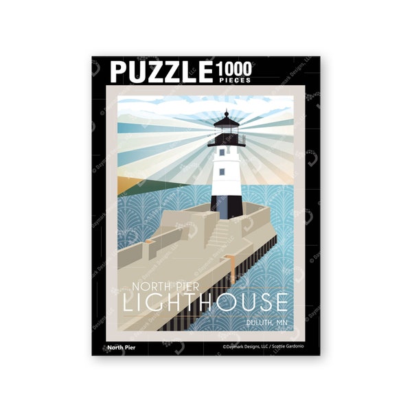 Lighthouse Puzzle - Etsy