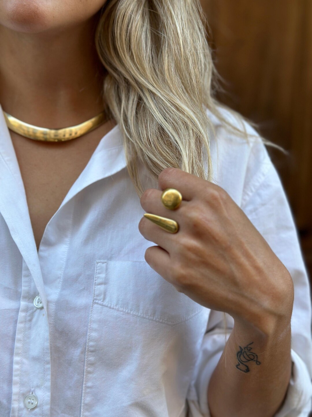 Handmade African Brass Ring Tabia | Adjustable Kenyan Art Jewelry - Etsy