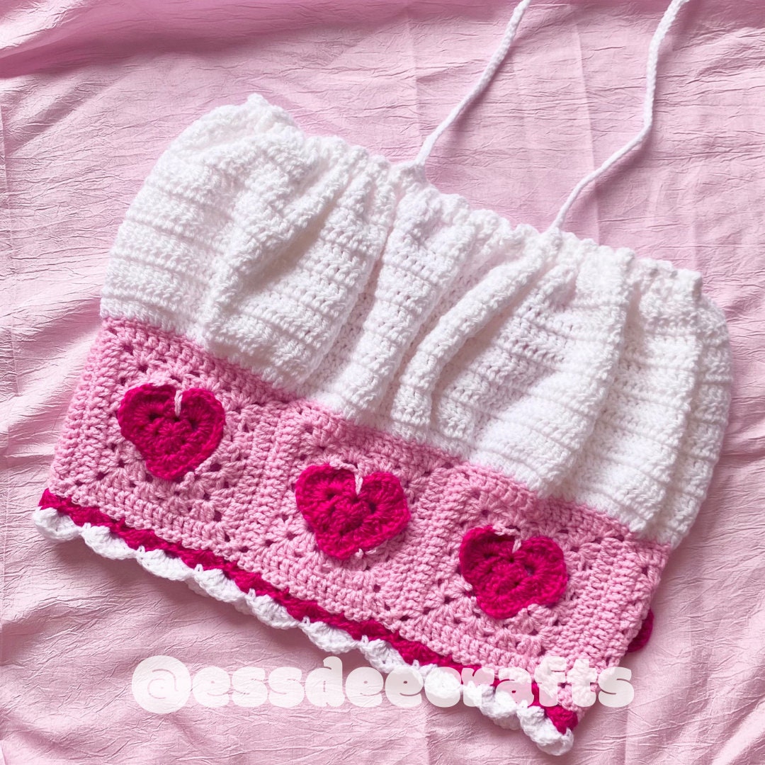 PATTERN*** Valentine Fairy Top - Crochet by Lynzi - Etsy