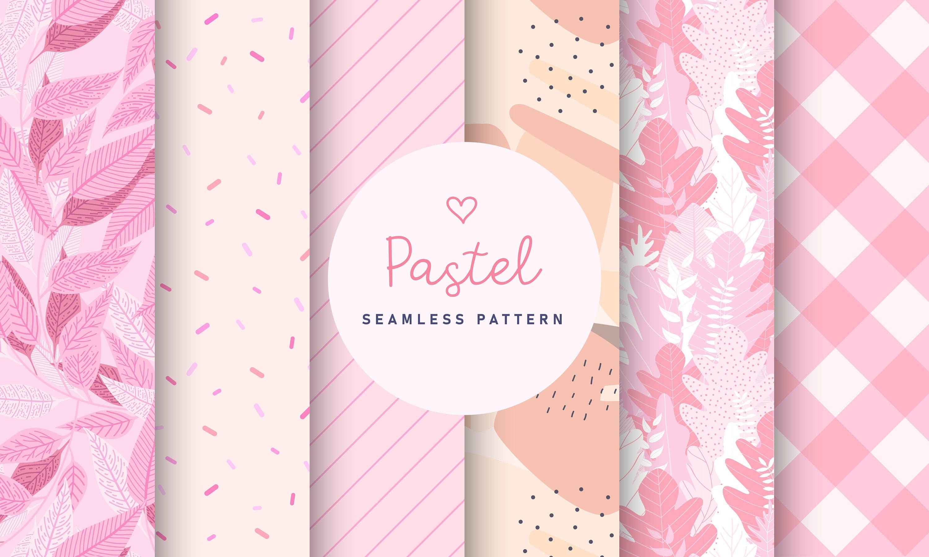 Pastel Digital Paper pastel Pattern Tileable Background Cute | Etsy