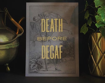Death Before Decaf - Etsy