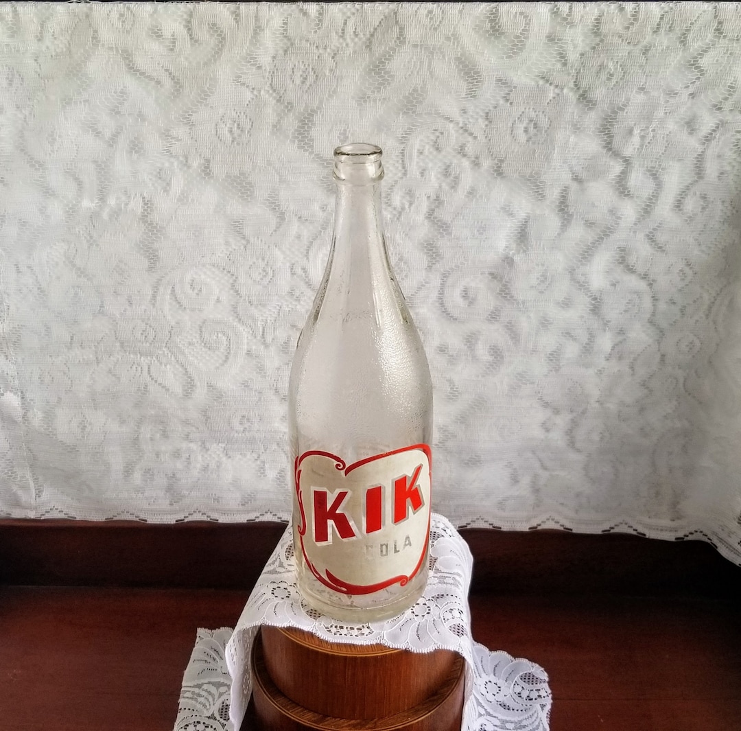 KIK Cola Vintage Bottle Gift for Bottle Collector Canadian 30 Oz and 11 ...