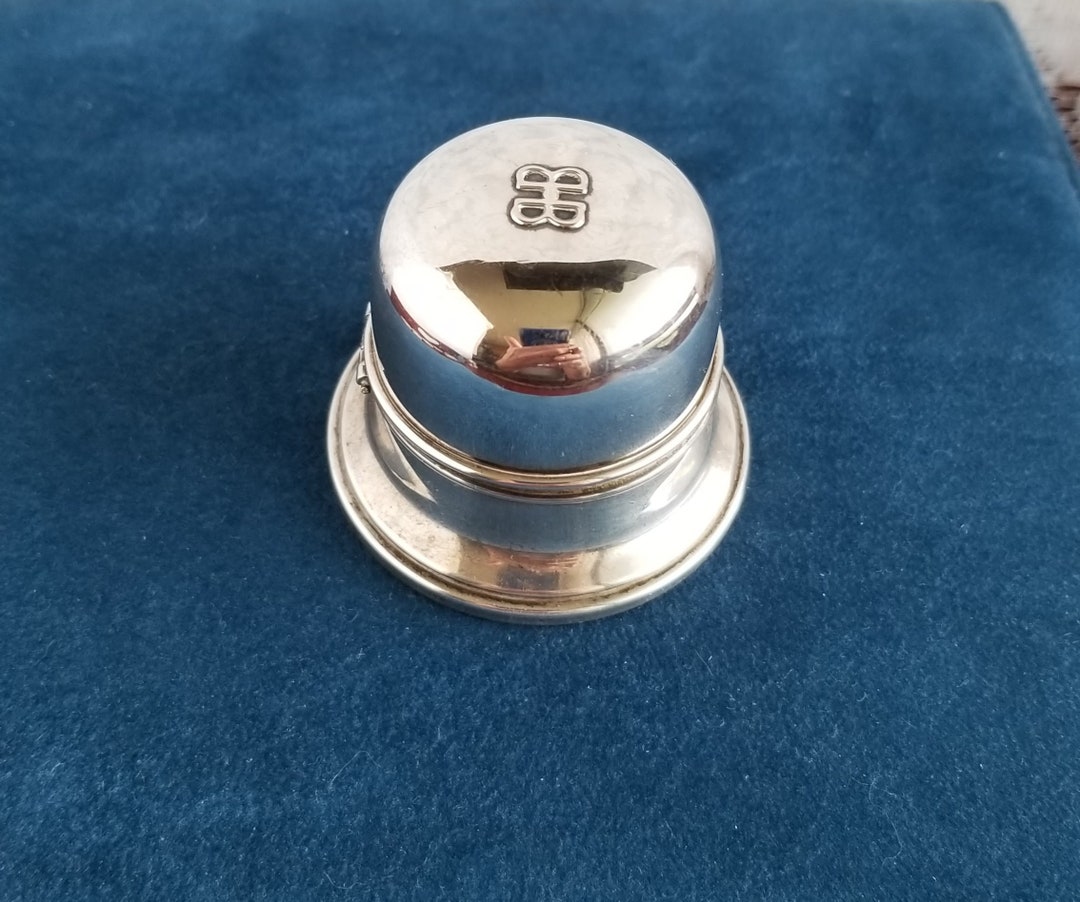 Birks Sterling Silver Ring Box-this Box is in Lovely Shape but Has One ...