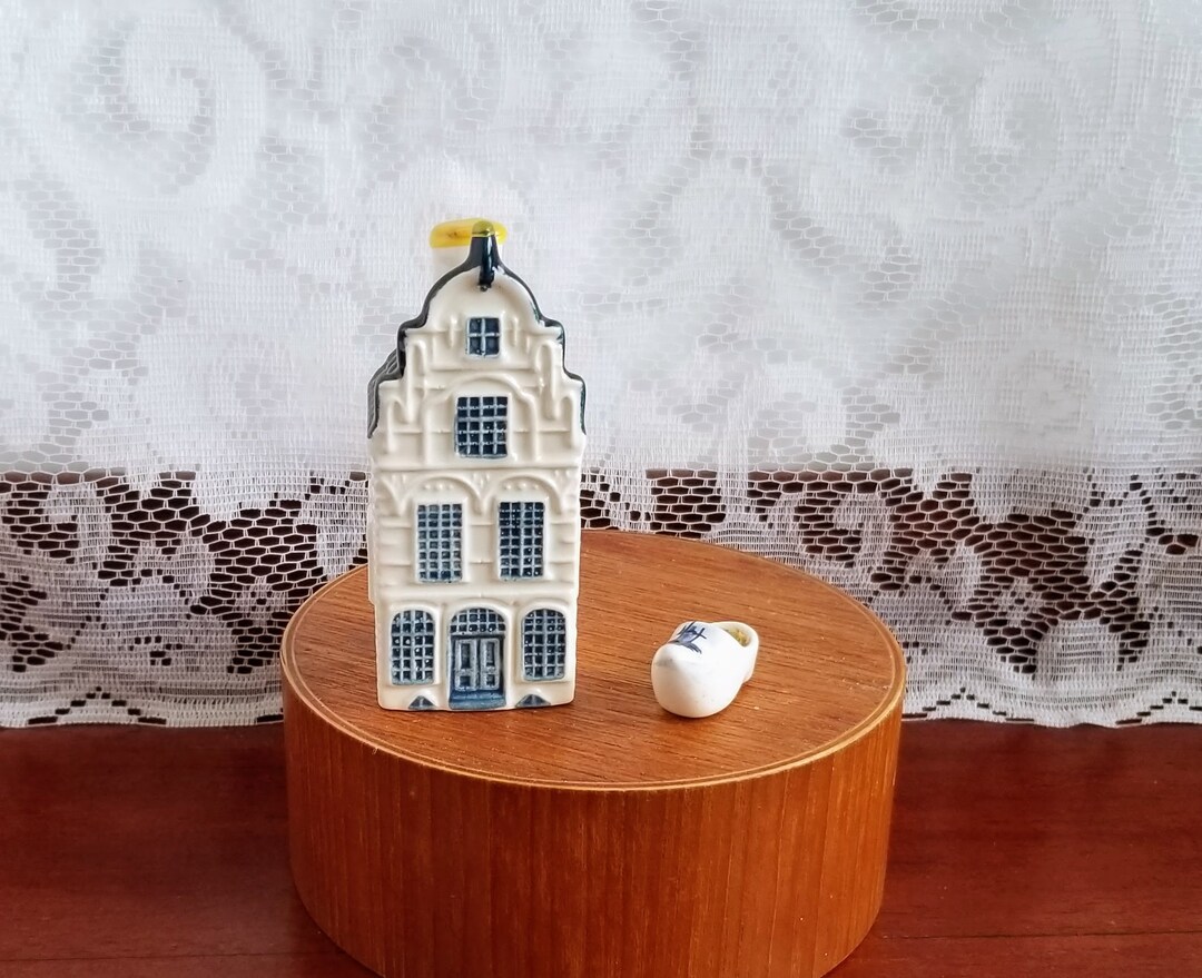 KLM House 21 Airlines Bols Blue Delft Miniature Porcelain, the ...