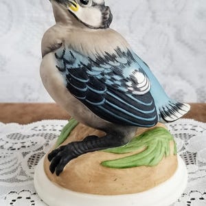 Vintage Ceramic Boehm Baby Blue Jay -figurine #436 - Made for Birks ...