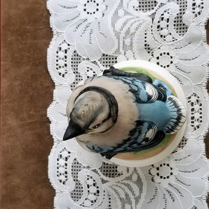 Vintage Ceramic Boehm Baby Blue Jay -figurine #436 - Made for Birks ...