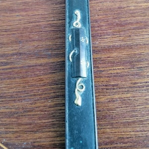 Antique Japanese Kozuka Samurai - Guan Yu Nanako Gold Inlay Sword ...