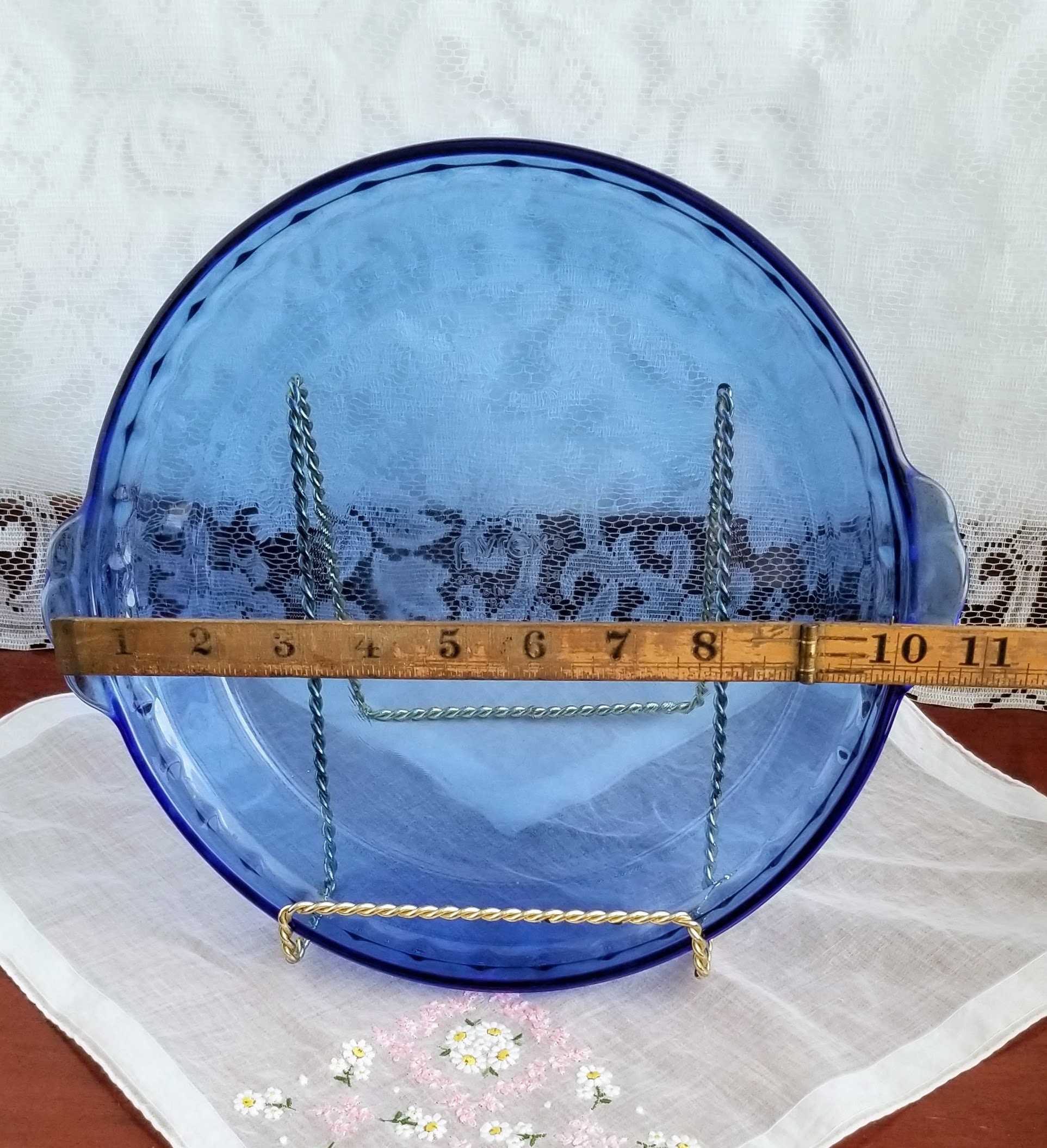 Vintage Pyrex Cobalt Blue 229 Pyrex Pie Pan Fluted Rims - Etsy