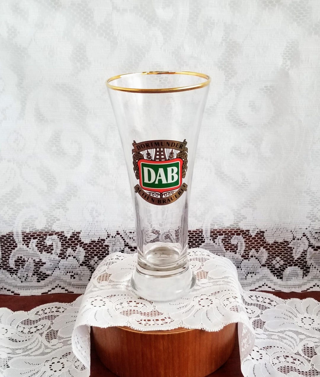 DAB German Blond Lager Beer Glass - Pale Beer Brewed in the City of ...