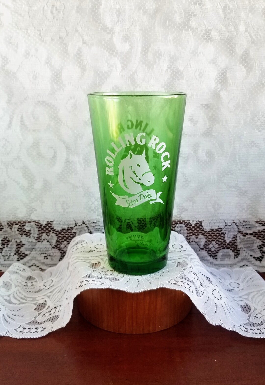 Vintage Rolling Rock Extra Pale Premium Beer Glass Quality Beer Glass ...