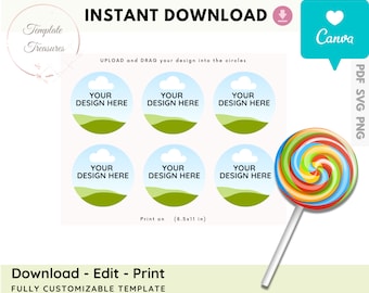 Lollipop Party Favor | Etsy