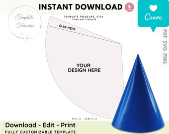 Birthday Party Cone | Etsy