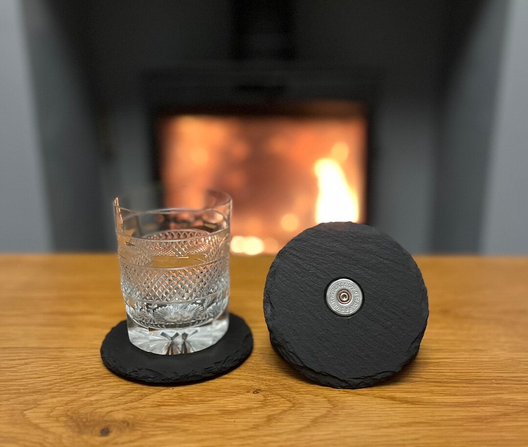 Slate Coaster Original Slate & Shotgun Cartridge Coaster - Etsy