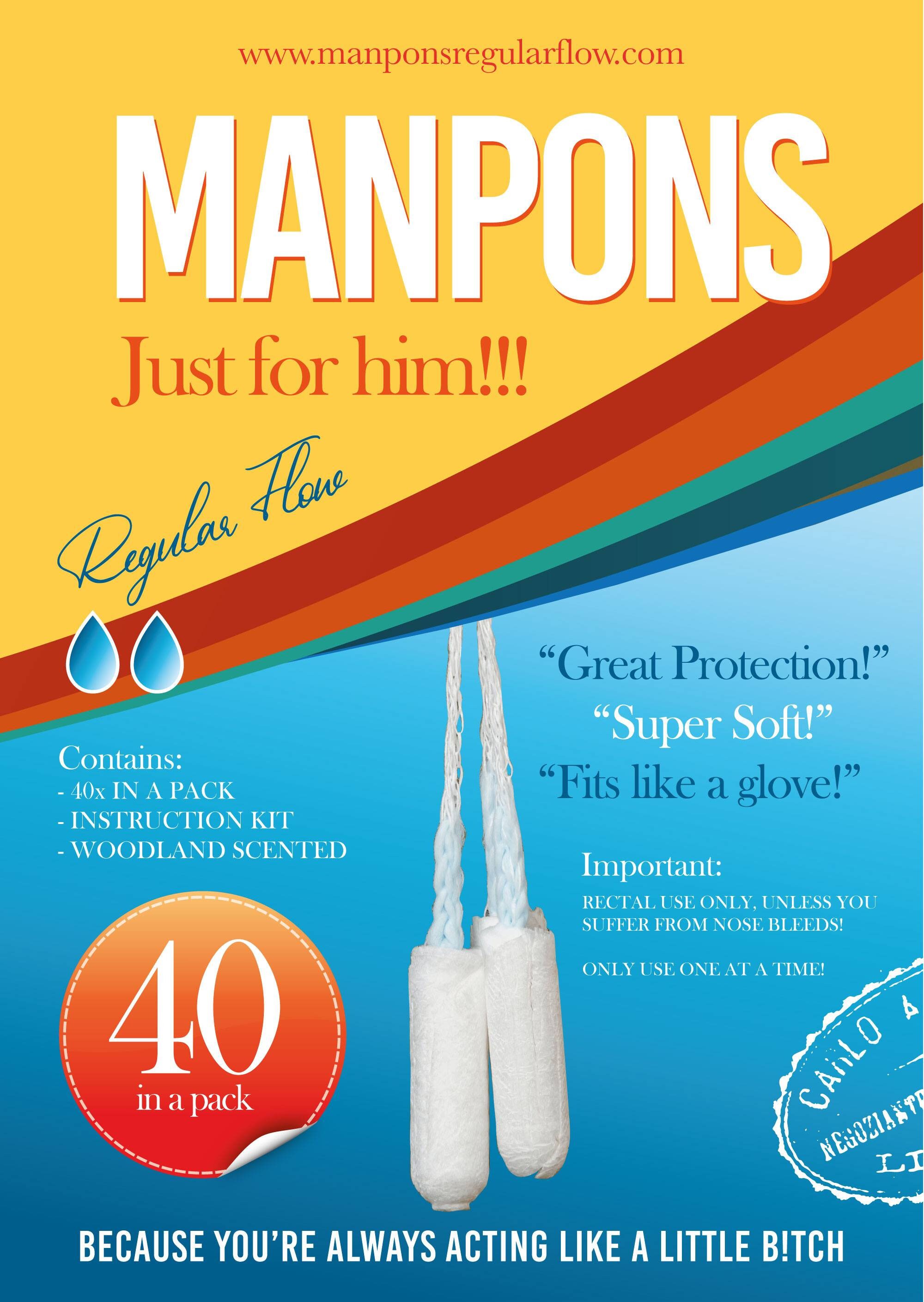 MANPONS Prank Post Gift Funny Gag Gift Ideal for Birthday | Etsy