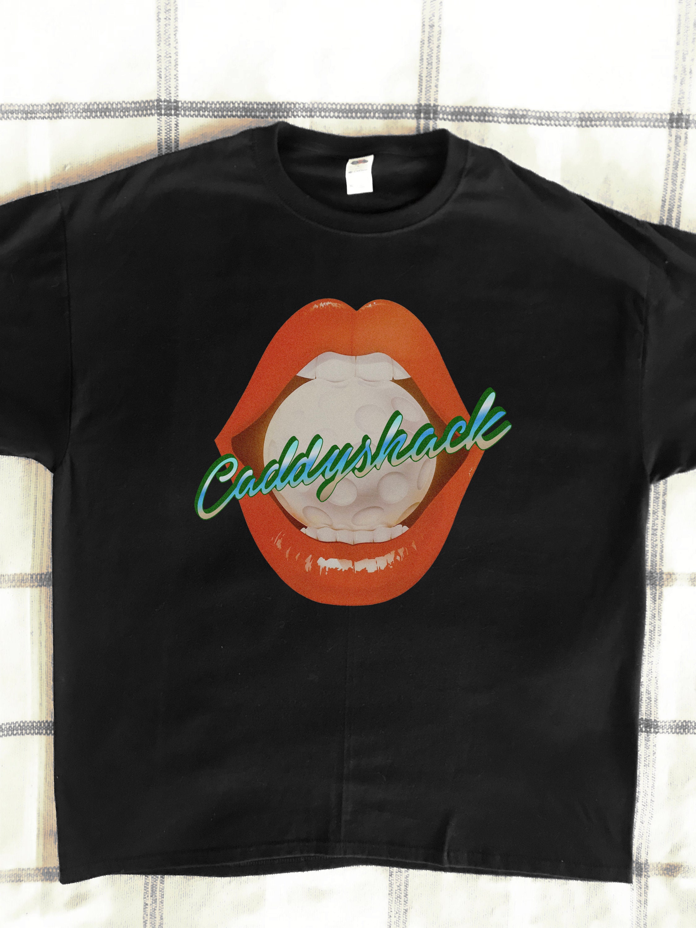 Caddyshack Golf Lips T-shirt - Etsy