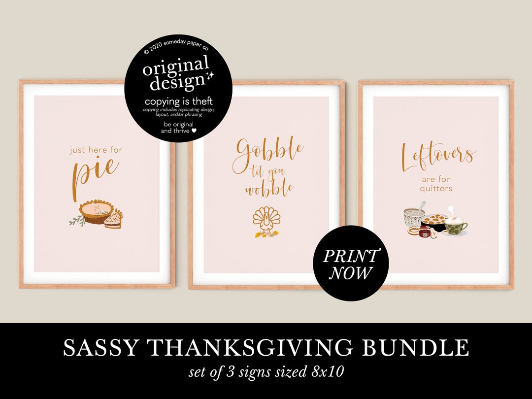 Printable Thanksgiving Signs, Friendsgiving Decor, Boho Thanksgiving ...