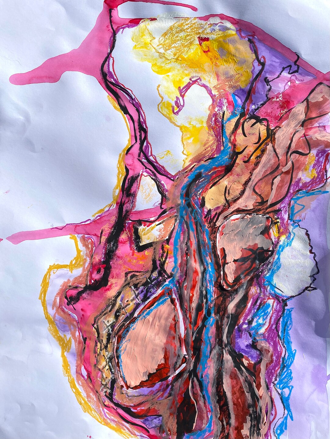 Circe's Heart Has Things to Do - Abstract Primitive Sorceress Witch ...