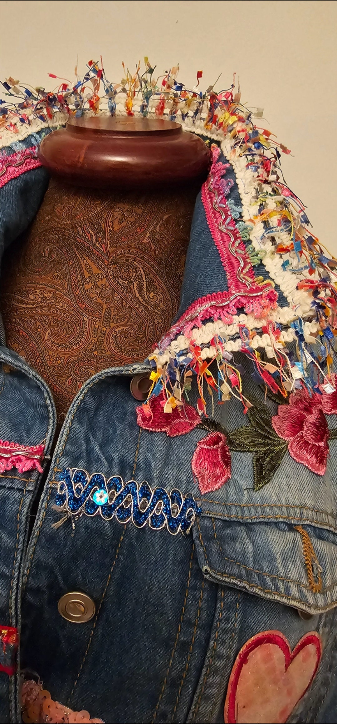 Sweet Angel, Baby Angel, Wings Jean, Denim Jacket, Size US Woman ...