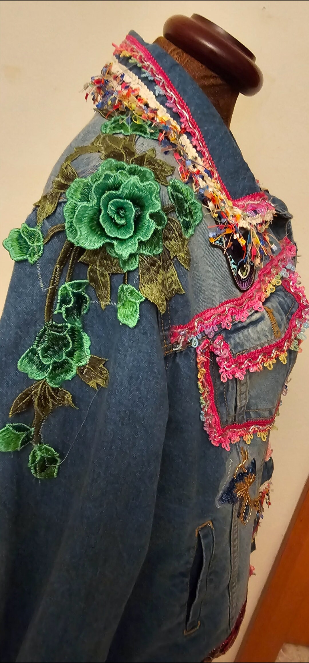 Sweet Angel, Baby Angel, Wings Jean, Denim Jacket, Size US Woman ...