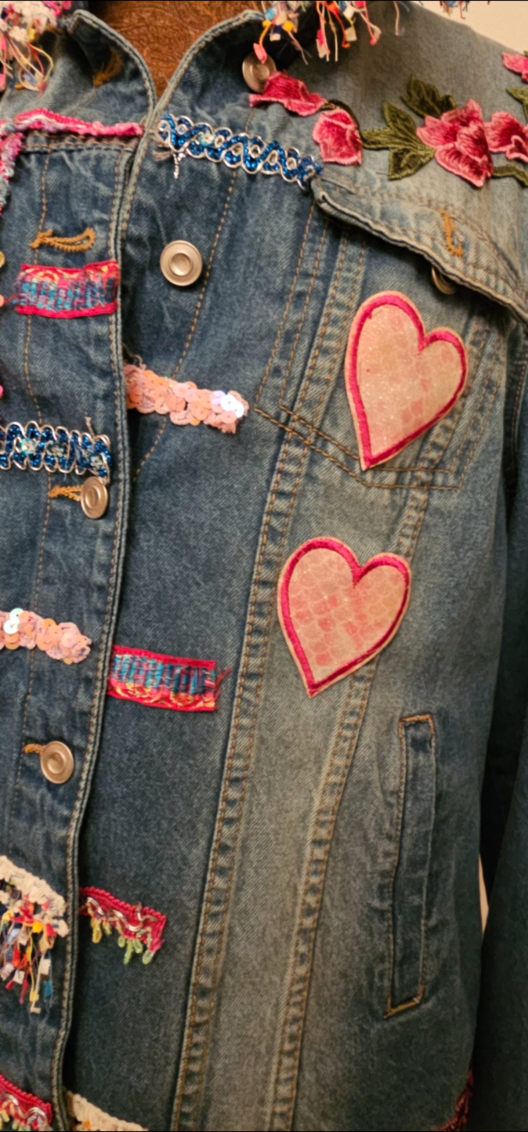 Sweet Angel, Baby Angel, Wings Jean, Denim Jacket, Size US Woman ...