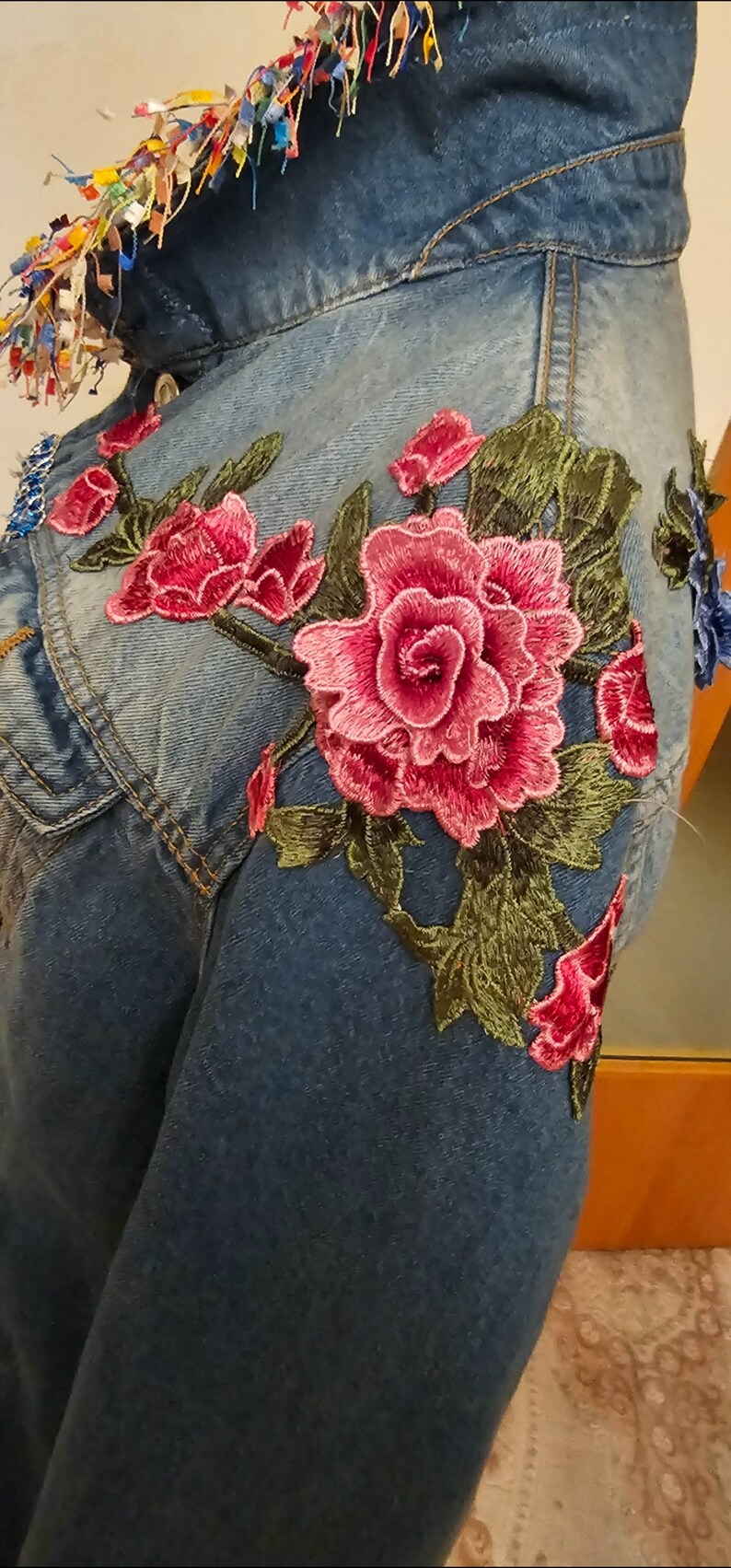 Sweet Angel, Baby Angel, Wings Jean, Denim Jacket, Size US Woman ...