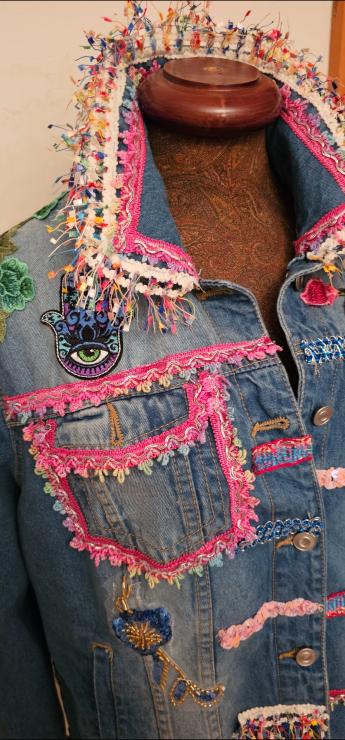 Sweet Angel, Baby Angel, Wings Jean, Denim Jacket, Size US Woman ...