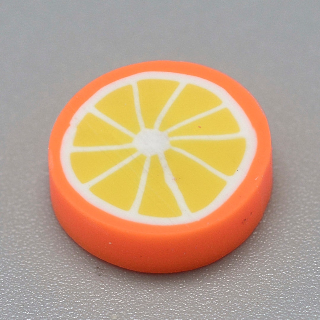 Handmade Polymer Clay " Lemon Fruit Slices " Cabochons - Etsy