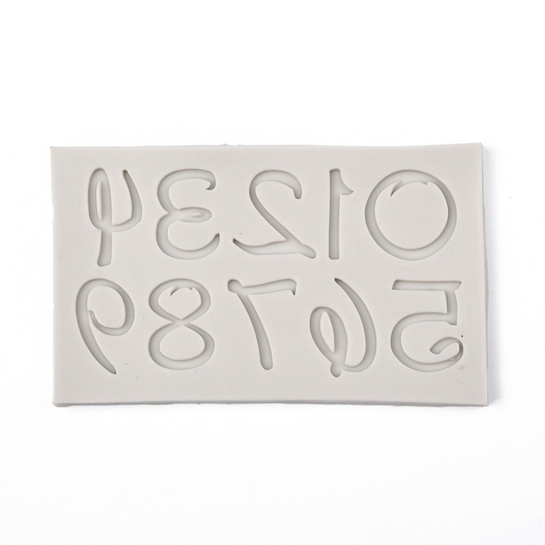 Food Grade Silicone "numbers 0-9" Mold - Etsy