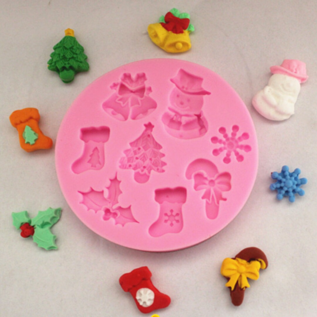 Food Grade Silicone " Christmas " Mold - Etsy