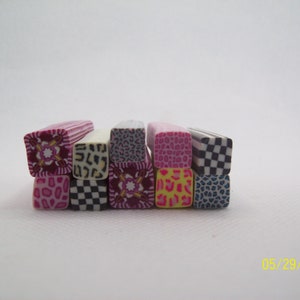 Handmade Polymer Clay "cuboid" - Etsy
