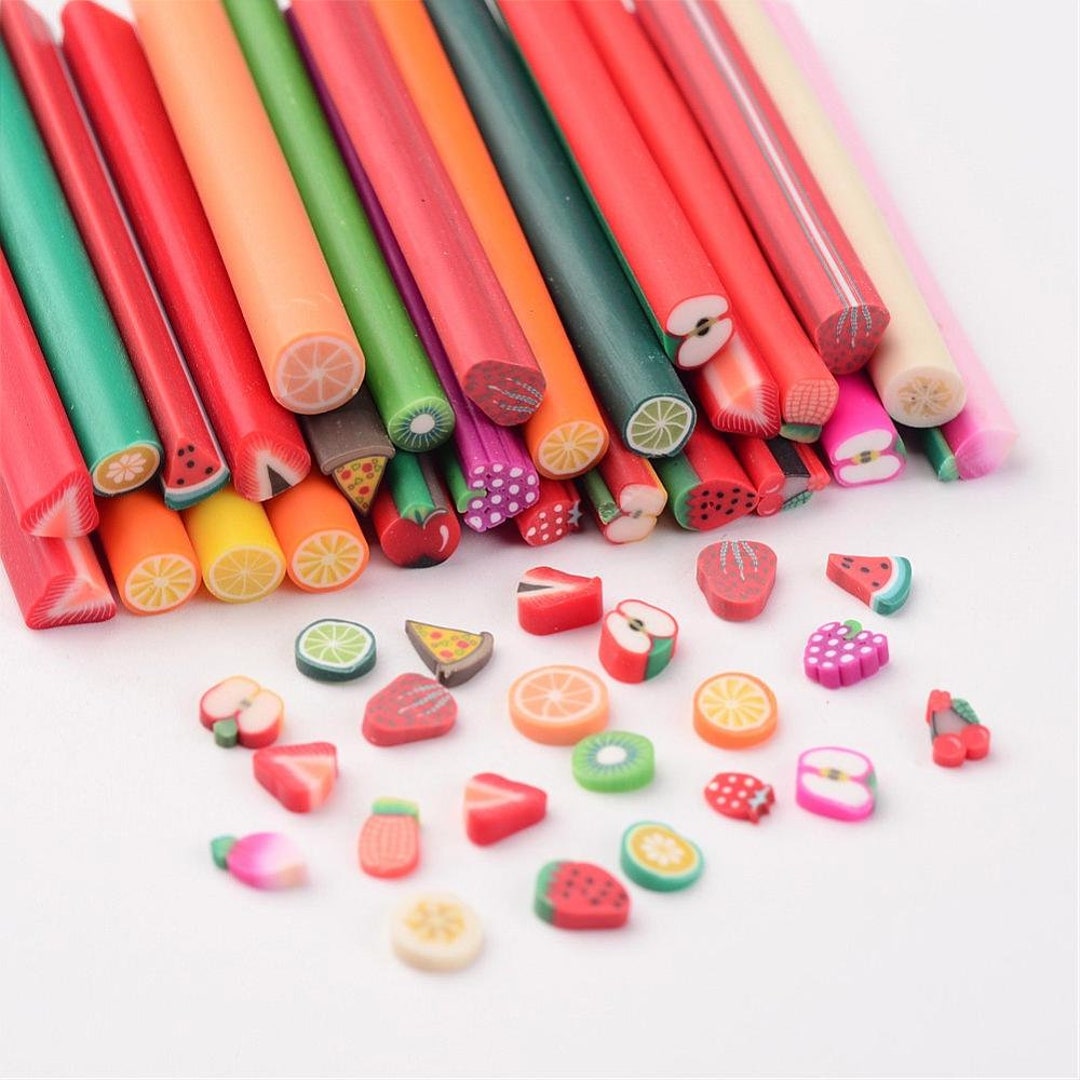 Polymer Clay "mixed Fruit" - Etsy