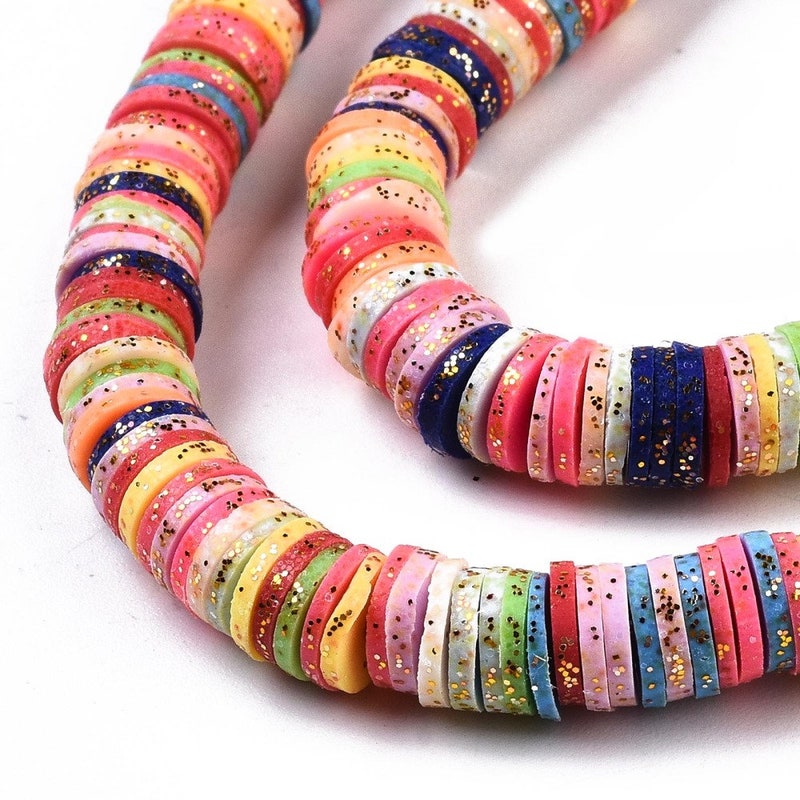 Flat Clay Beads - Etsy