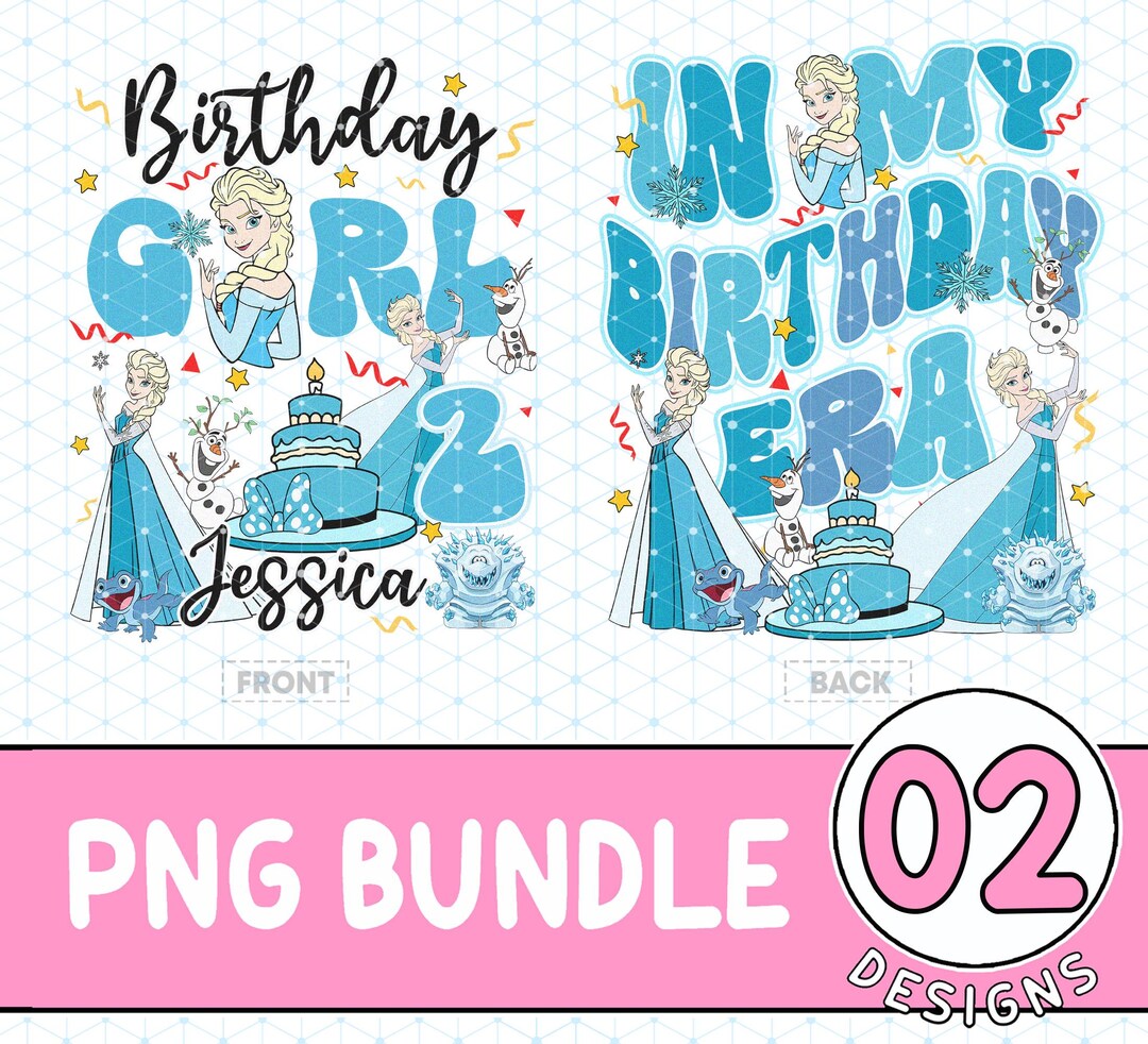 Princess Elsa Birthday Girl Png, Disneyland Frozen Toddler Png, Frozen ...