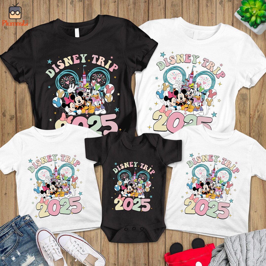 Mickey and Friends Disneytrip 2025 Shirt Where Dreams Come True Magic ...