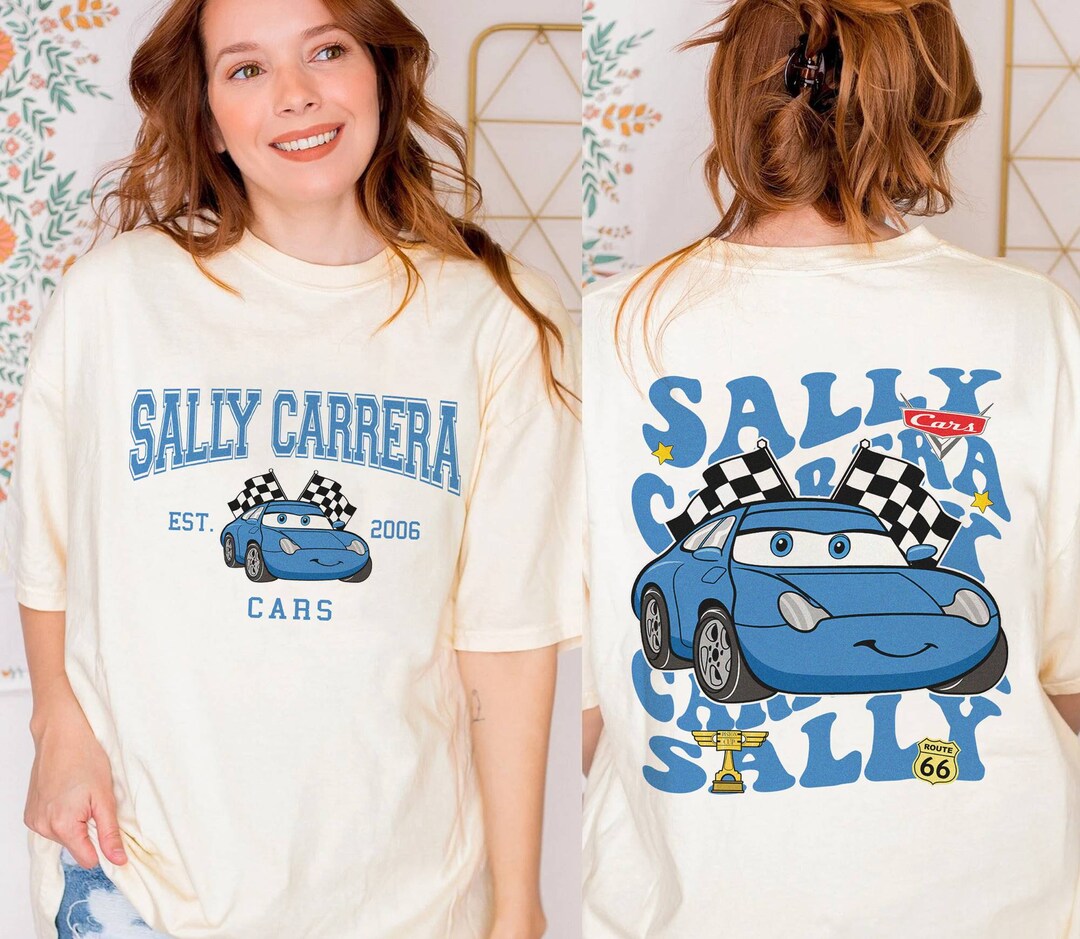 Cars Sally Mcqueen Shirt, Cars Birthday Shirt, Custom Cars Family Shirt ...