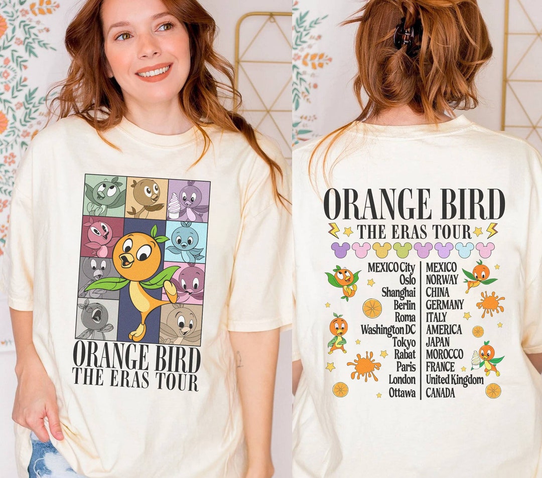 Orange Bird Epcot World Tour Shirt, Orange Bird the Eras Tour Shirt ...
