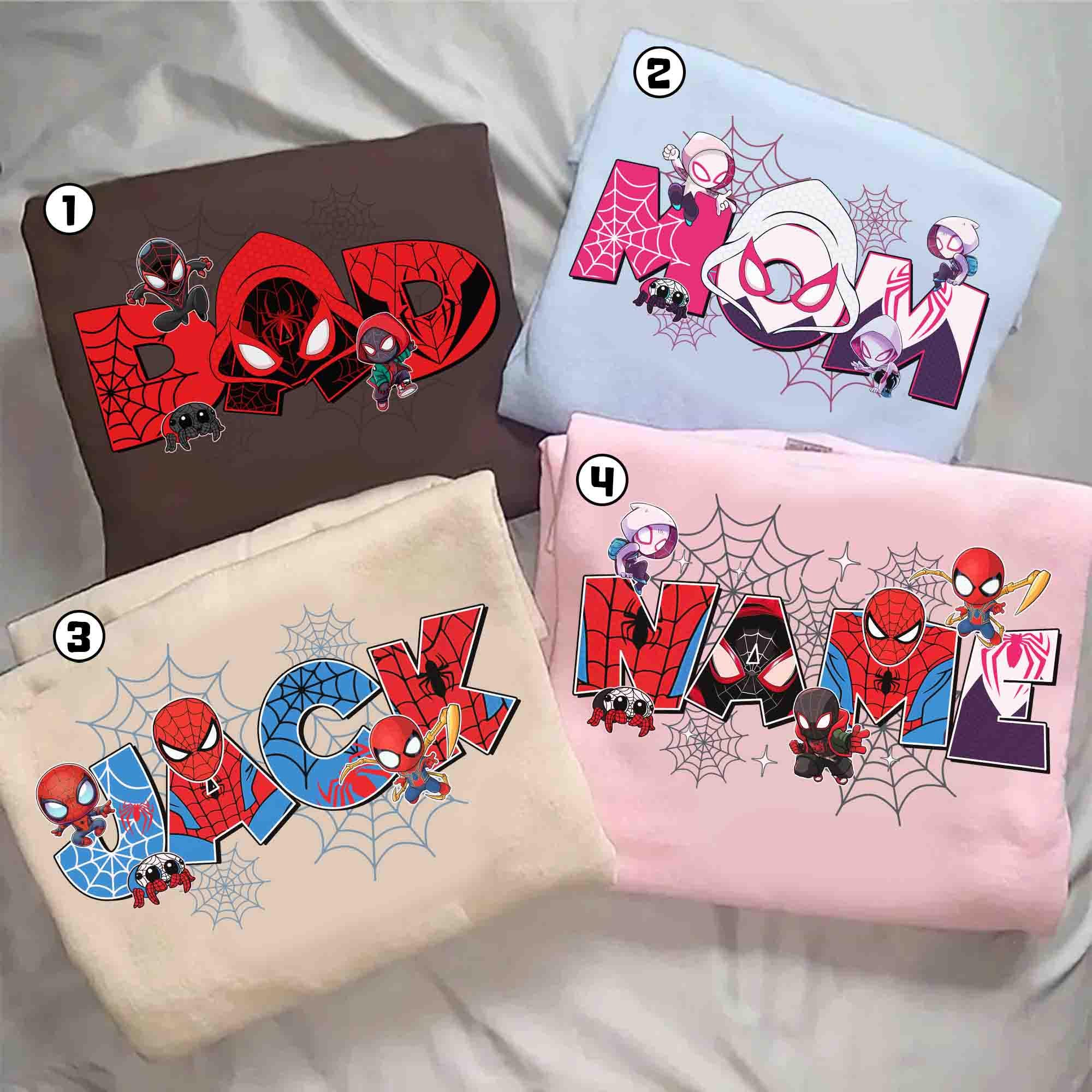 Custom Name Spidey and His Amazing Friends Family Matching Shirt ...