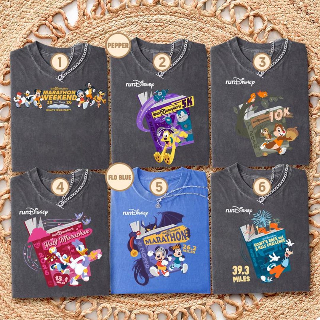 Disneyworld Rundisney Marathon Weekend 2026 Shirt, Mickey and Friends ...