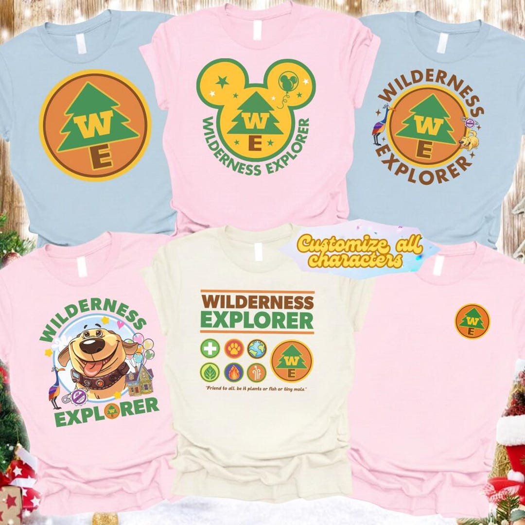 Wilderness Explorer Disneyup Shirt, Adventure is Out There Carl Ellie ...