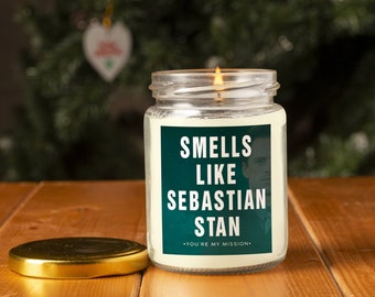 Sebastian Stan Candle - Etsy