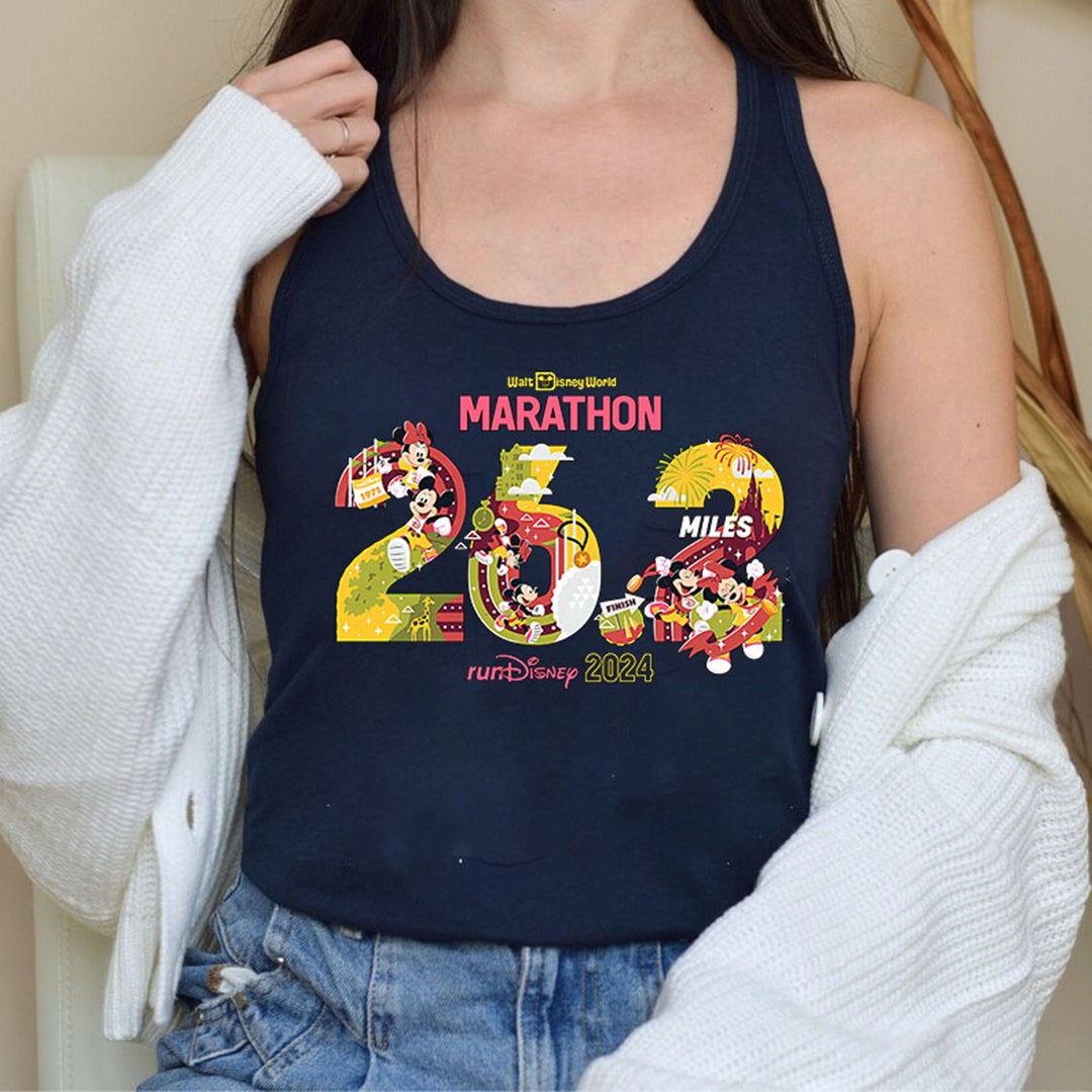 Rundisney Mickey Minnie 26.2 Miles Marathon Weekend 2024 Shirt ...