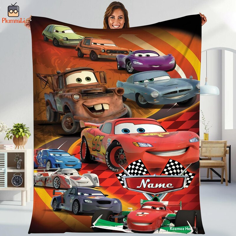 Cars Pixar Blanket - Etsy