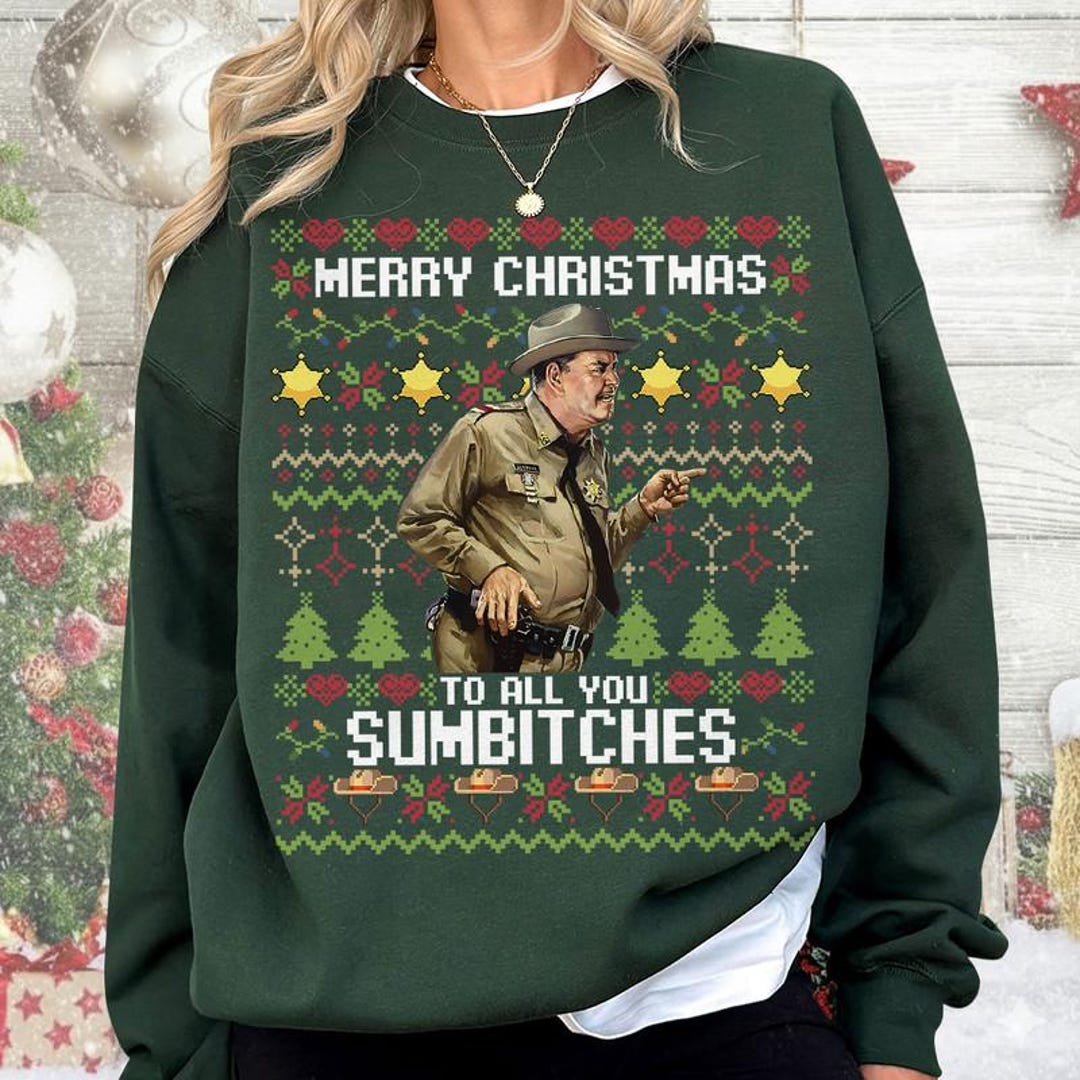 Smokey and the Bandit Christmas Shirt Merry Christmas Too All You ...