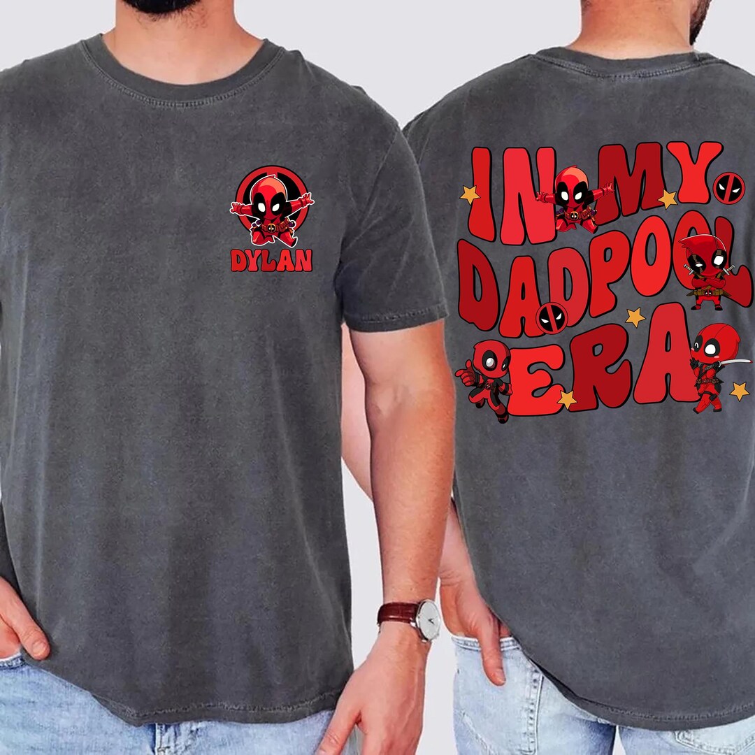Deadpool Dad in My Dadpool Era Shirt, Vintage Dadpool Shirt, Deadpool ...