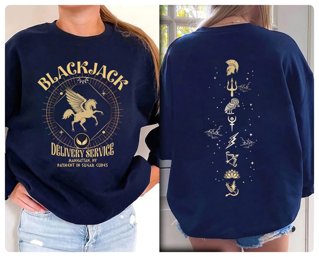 Camp Halfblood Sweatshirt Percy Jackson Shirt, Blackjack Delivery ...