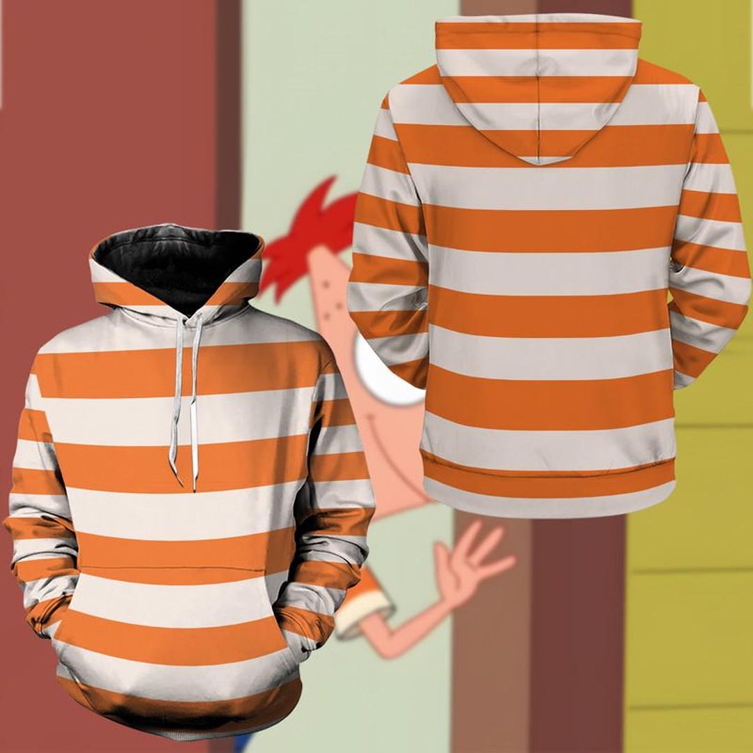 Phineas and Ferb Sweatshirt Hoodie Full Over Print, Perry Doofenshmirtz ...