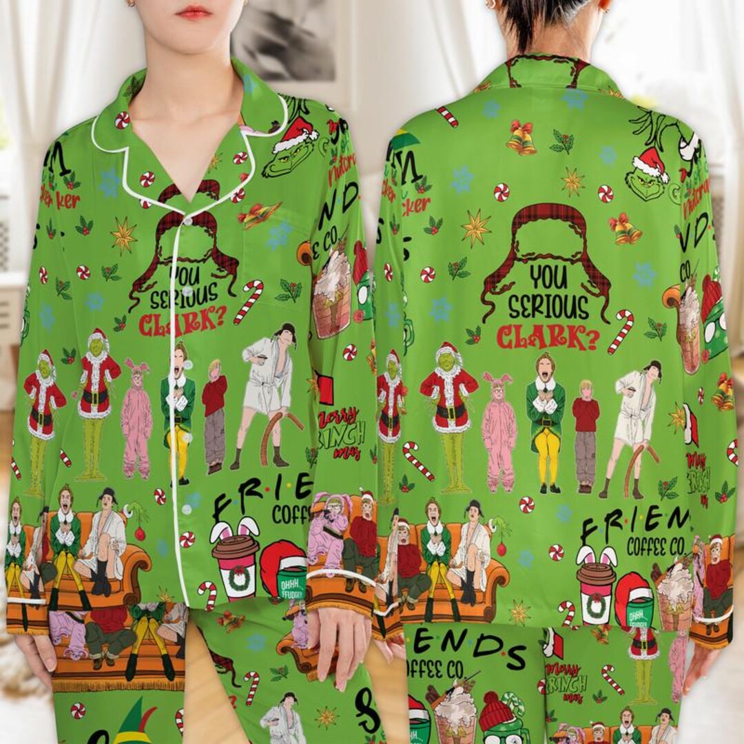 Christmas Movie Pajamas Set for Women National Lampoons Christmas ...