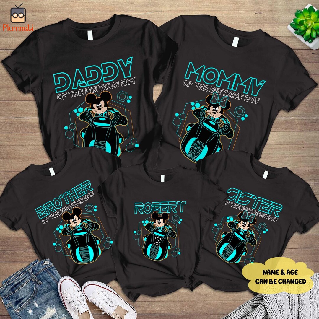 Mickey Minnie Tron Lightcycle Shirt, Tron Lightcycle Run Shirt, Mickey ...
