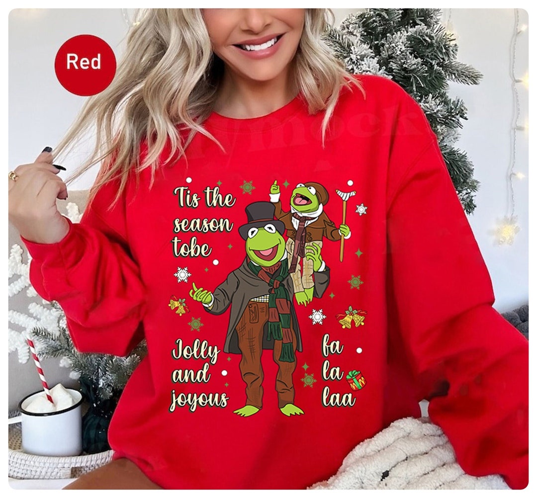 Disneyland Christmas Kermit the Frog and Tiny Tim Shirt the - Etsy